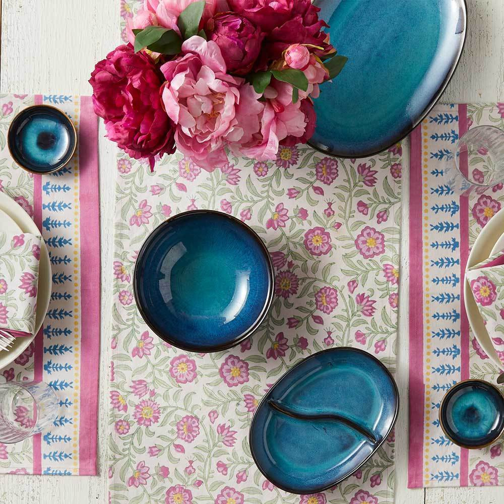 Lak Lake Ceramic Divided Dish | Handmade Serveware | SERRV