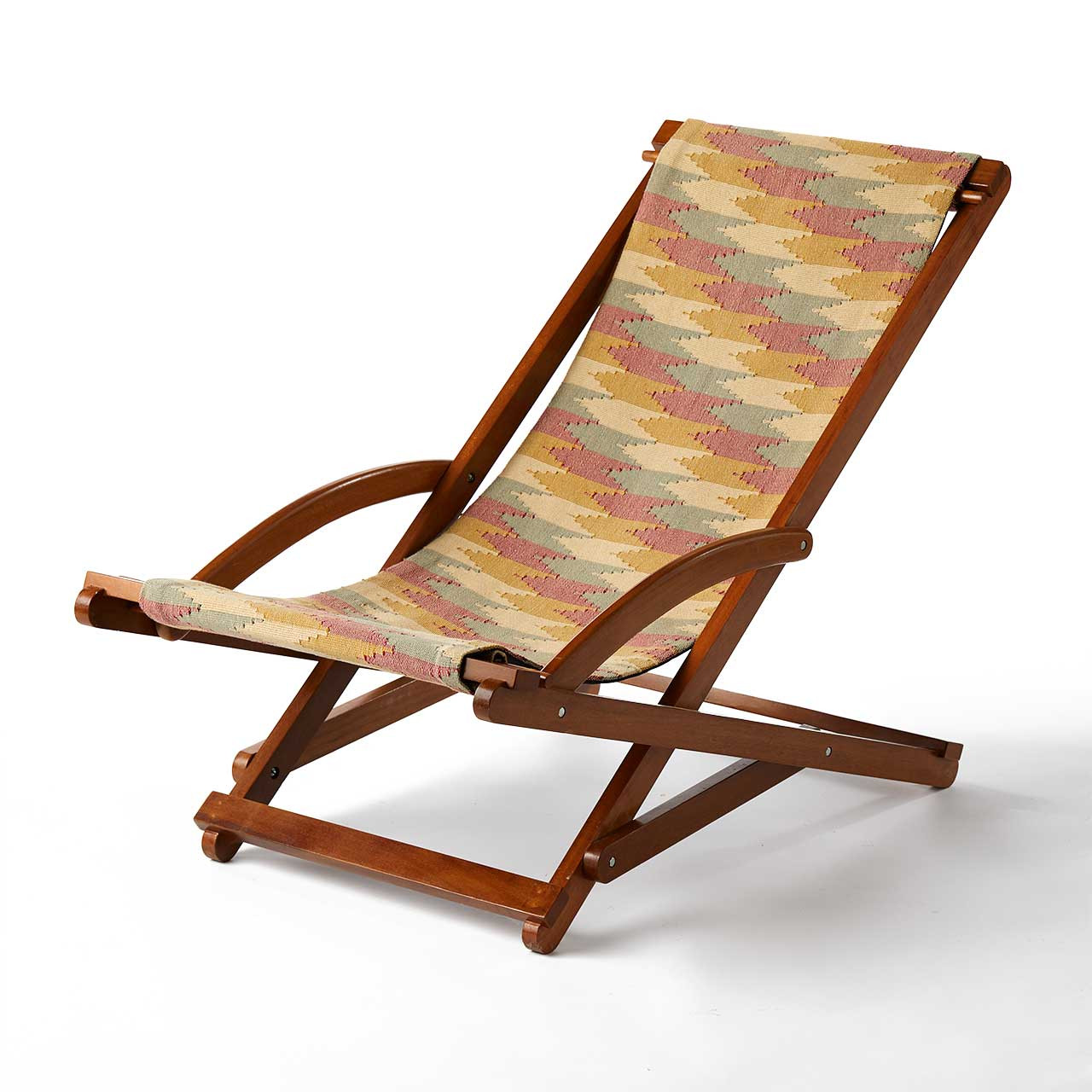Handmade Wooden Lounge Chair With Woven Hammock | SERRV