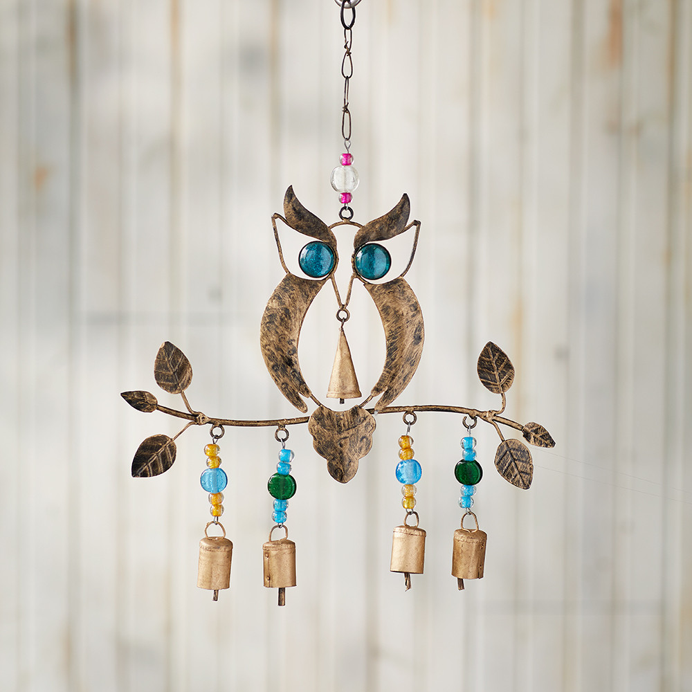 Recycled Owl Chime - SERRV International