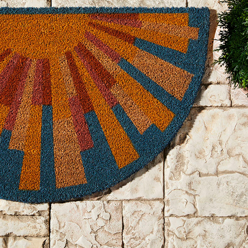 Sustainable Garden Products | Sunset Coir Door Mat | SERRV