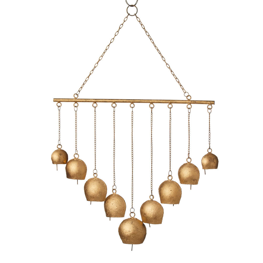 Rustic, Handmade Wind Chime | Golden Bell Wind Chime | SERRV