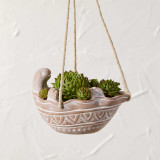 Cute Turtle Hanging Terracotta Garden Planter | SERRV