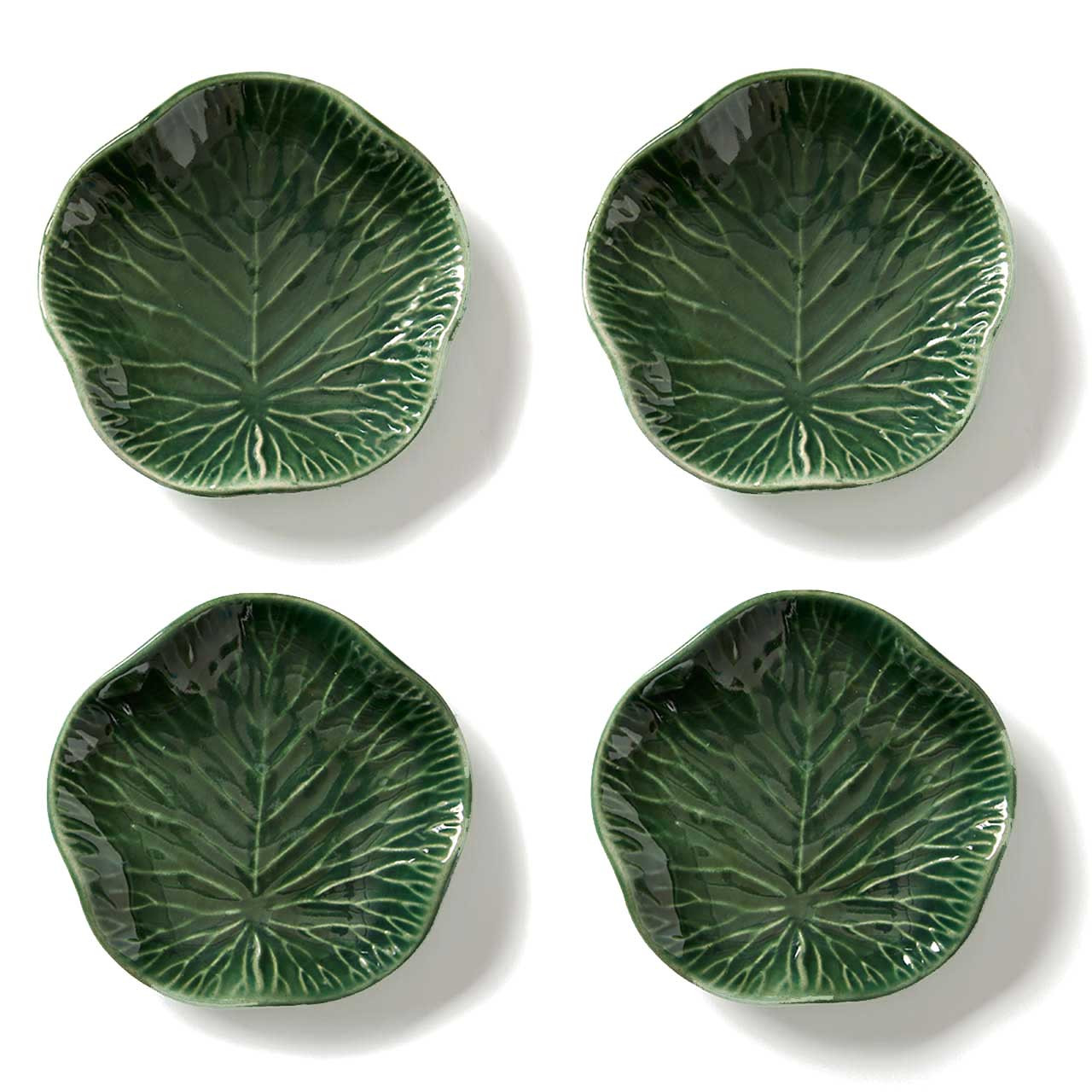 Maple Leaf Dipping Bowls | Set of 4 Ceramic Fall Dishes