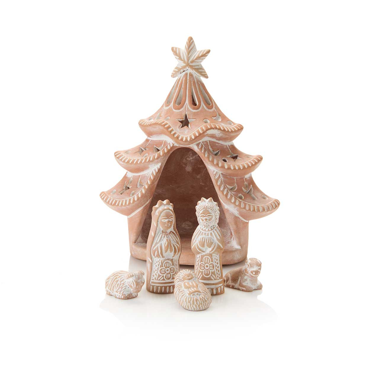 Tree Nativity Set | SERRV Handmade Terracotta Holiday Decor