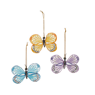 Easter Tree Ornaments | Paper Butterfly Easter Decor | SERRV