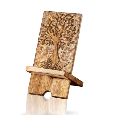 Dali Tree Wooden Phone Stand | Fair Trade Home Accents | SERRV