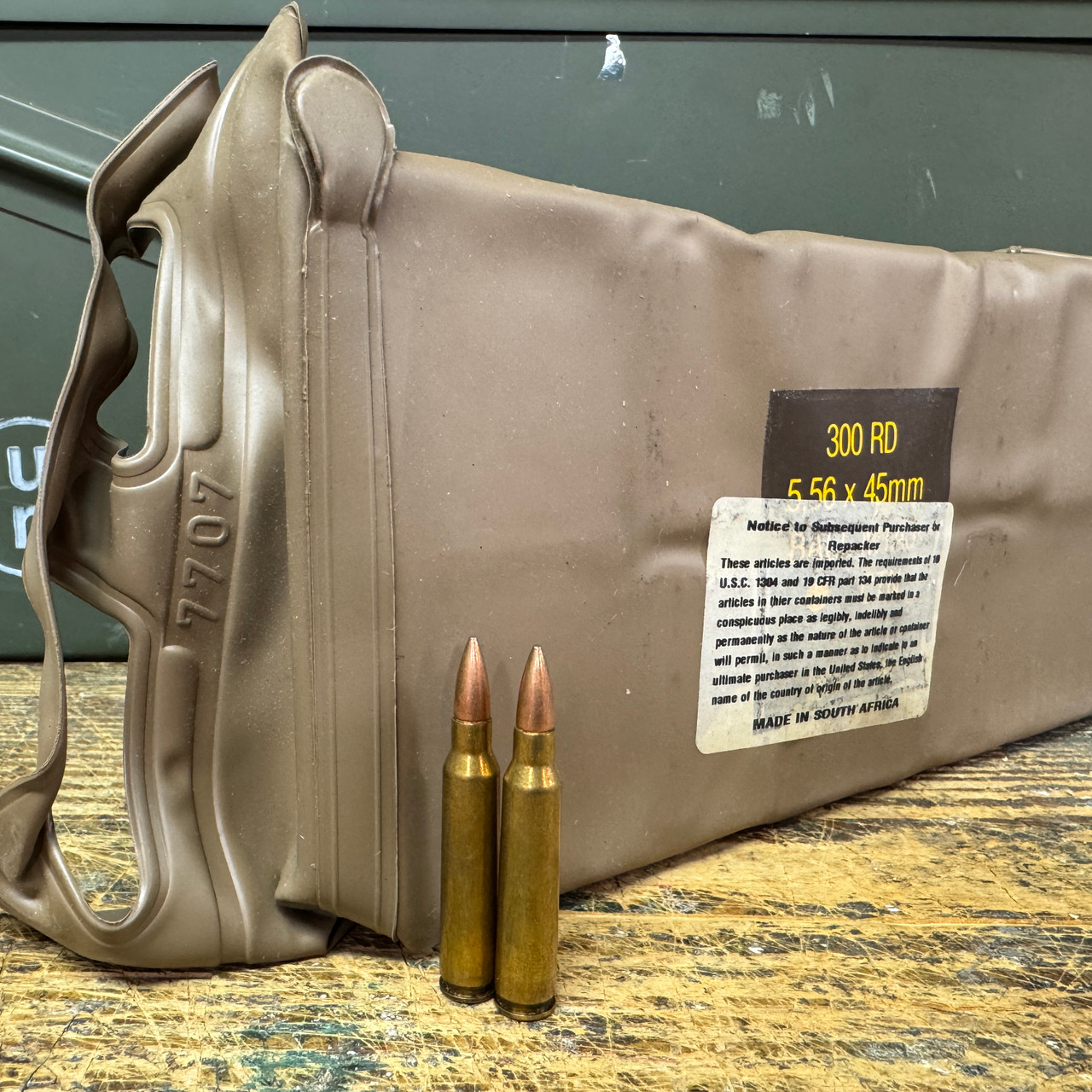 South African Military 5.56 NATO M1A3 55 Gr. FMJ, 300 Rd. Battle Pack ...