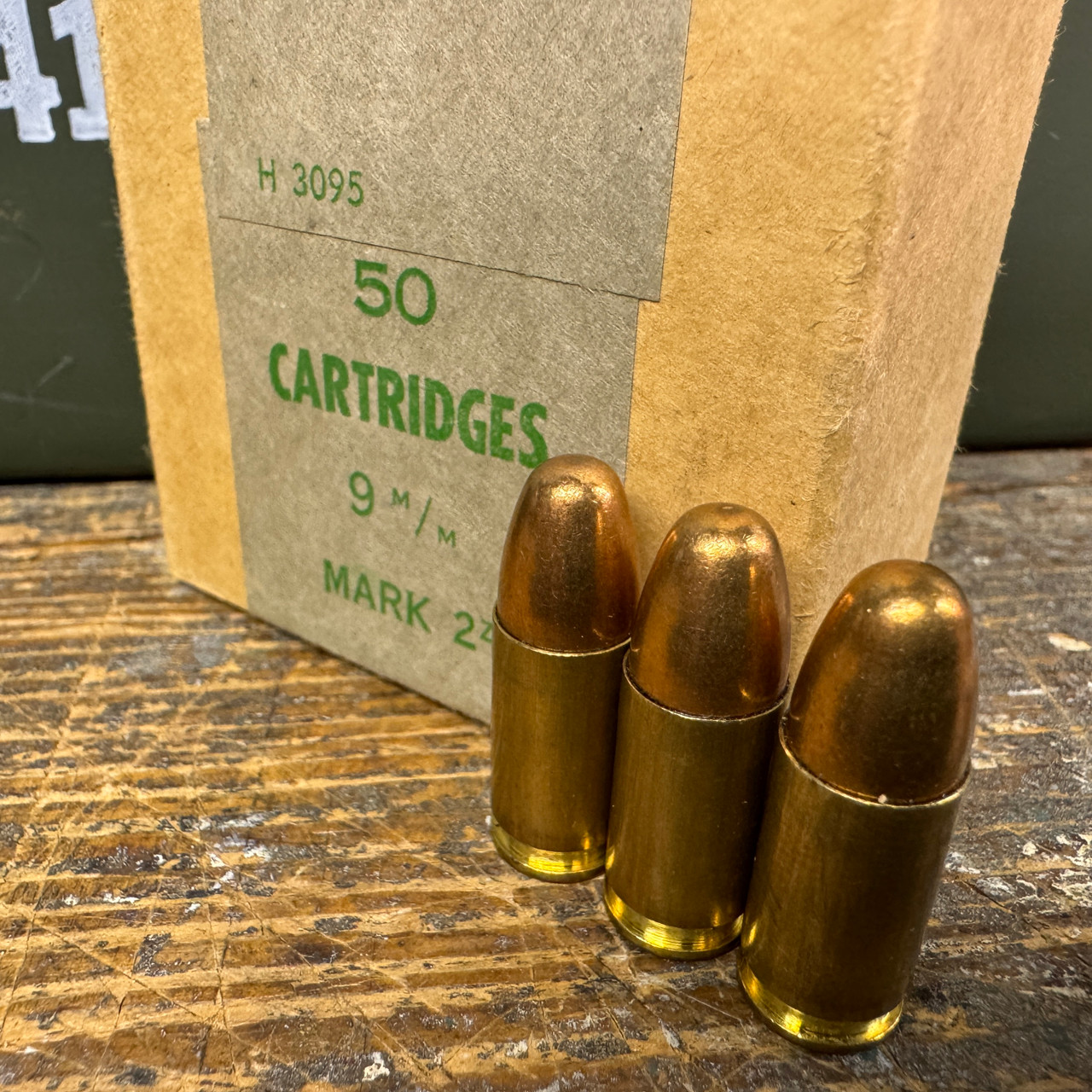 Mark 2Z Radway Green High Pressure 9mm FMJ for SMG, 50 Rd. Box. FREE ...