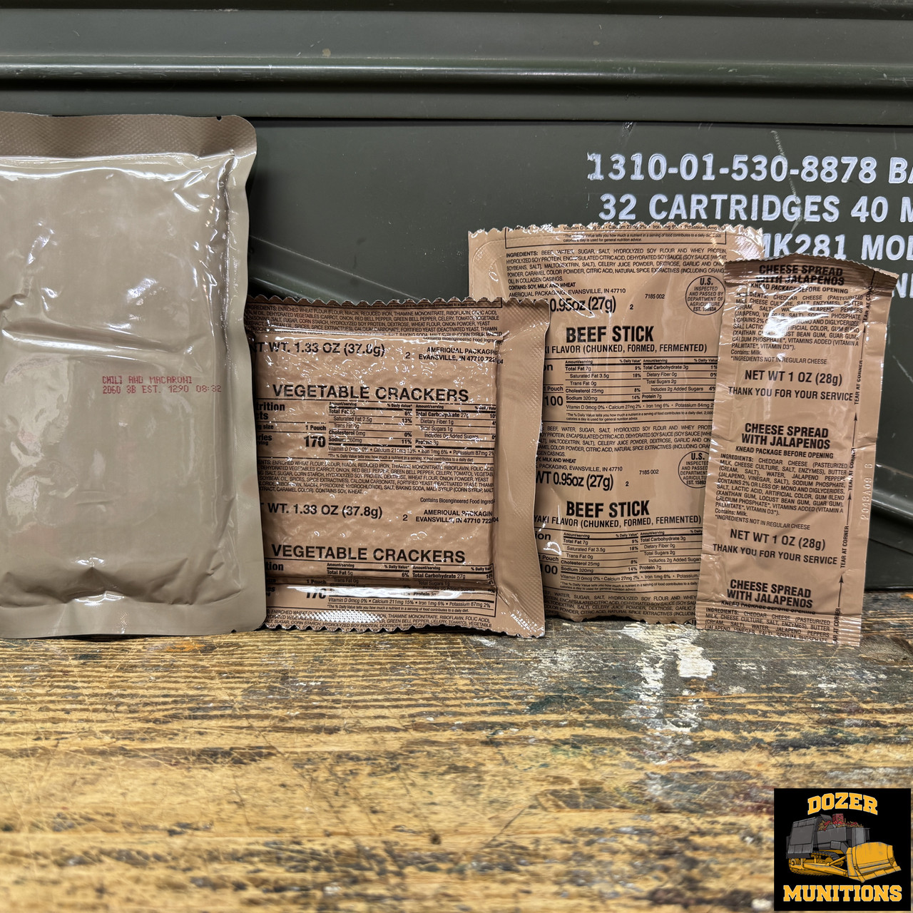 MRE Single, Menu 10: Chili and Macaroni FREE SHIPPING ON ORDERS OVER ...