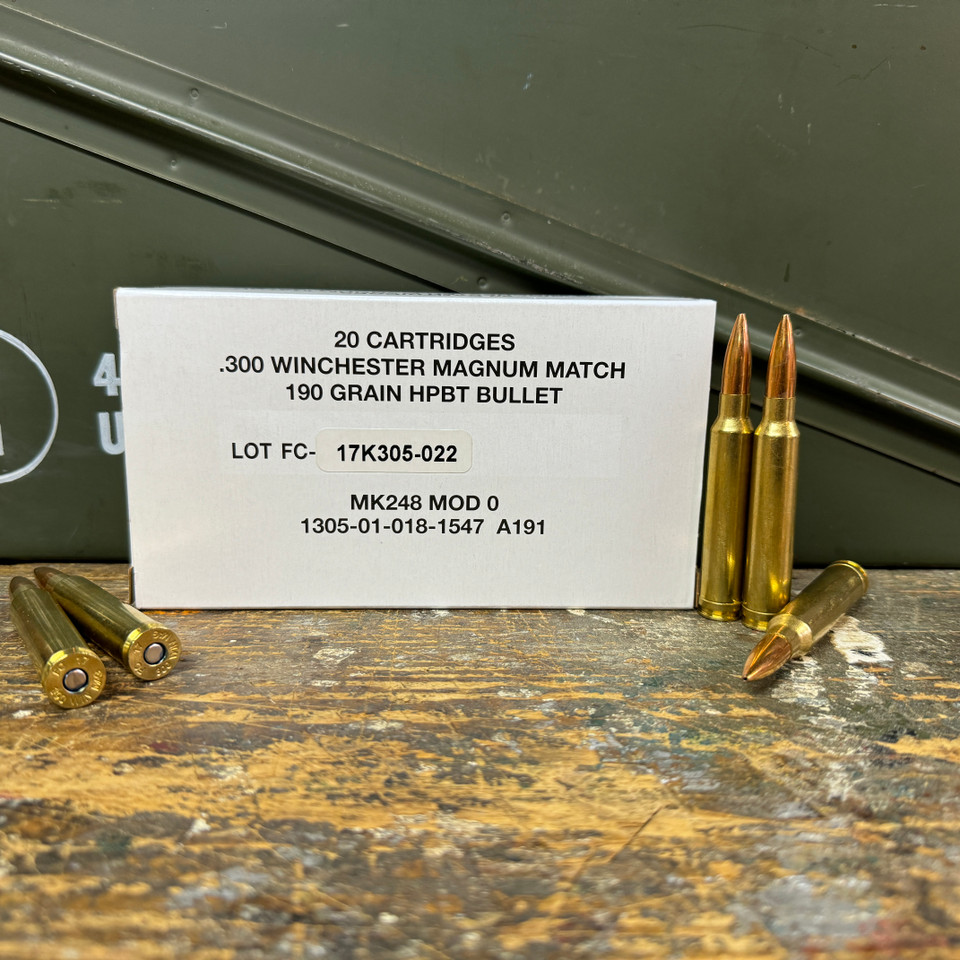 Mk211 Mod 0 Raufoss Round - Lake City .50 BMG - 1 Round - HEIAP - 665 gr