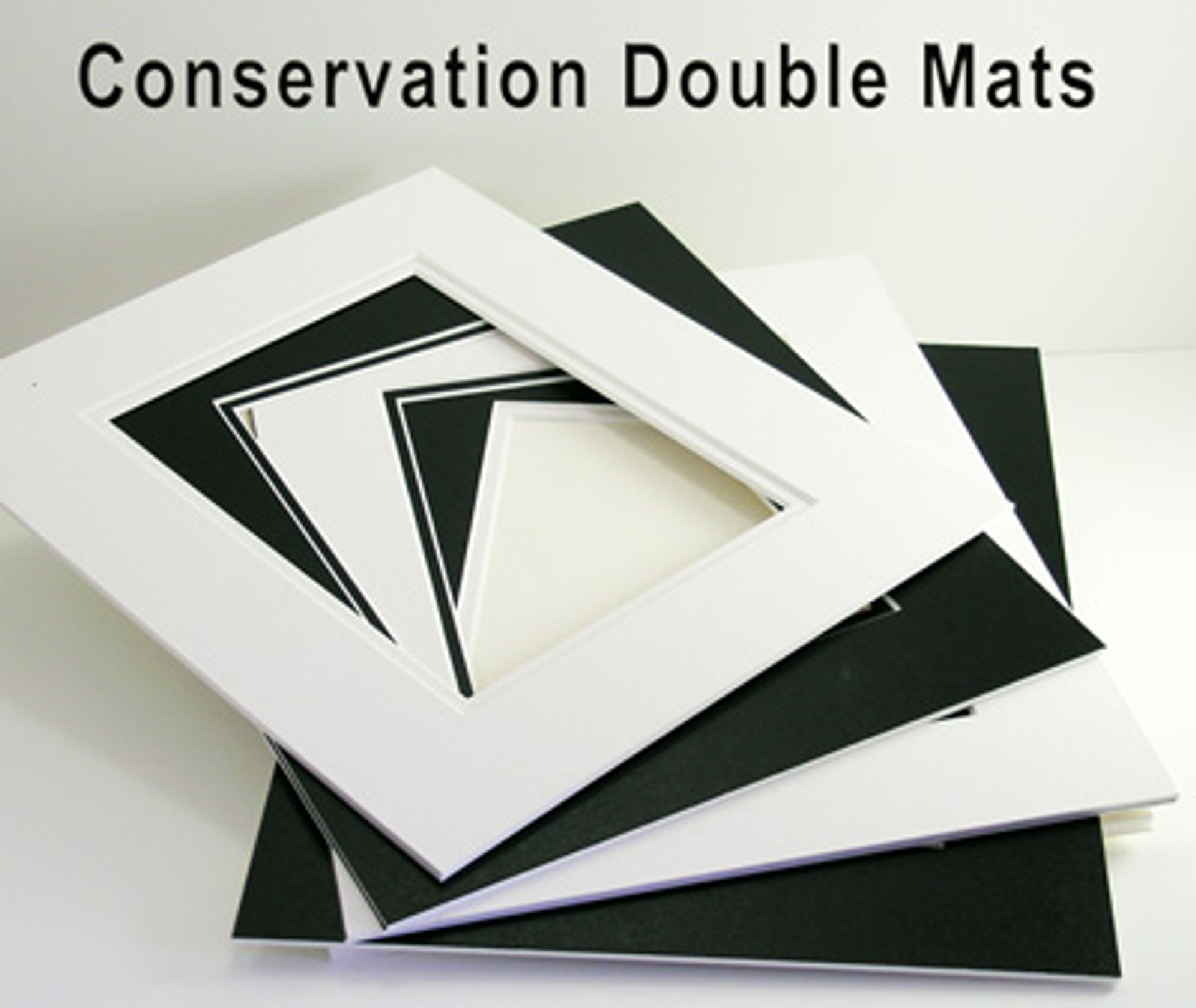 Conservation Quality Double Mats|Picture mats, mattes