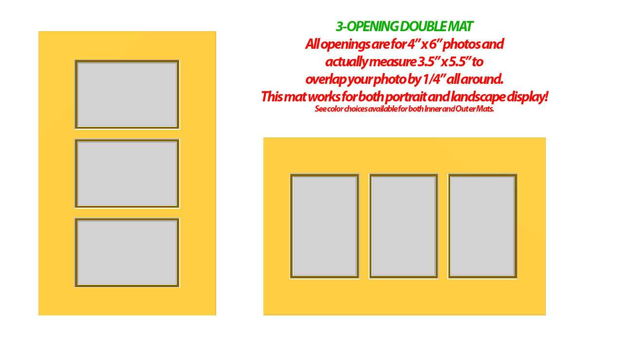 Multi-Opening Matboards