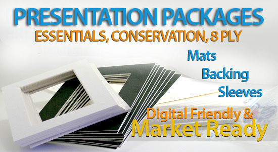 Mats - Presentation Mat Packs - White Core Double Packs - MatShop Art ...
