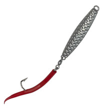 Run Off Lures Hammer Diamond Jig 2oz Chrome Silver Red Tube - Canal ...
