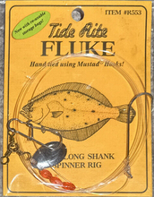Tide Rite Fluke Flounder Hook Rig Setup R553 Single Spinner Blade