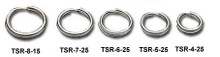 Tsunami Stainless Steel Split Rings #8 130lb (15 Rings) - Canal Bait and Tackle