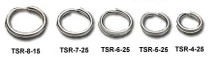 Tsunami Stainless Steel Split Rings #7 90lb (15 Rings) - Canal Bait and Tackle