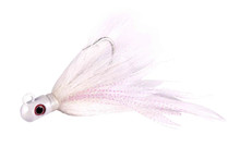 FJ Neil Big Mouth Bucktail White 2 Ounce (8/0 Hook)