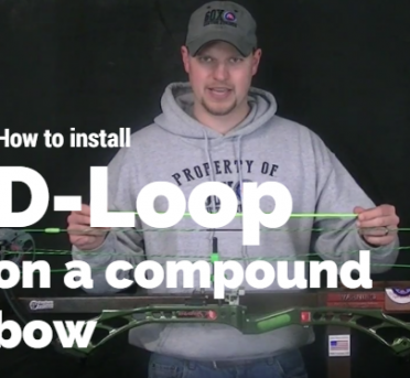 HOW TO INSTALL D-LOOP ON BOW - 60X Custom Strings