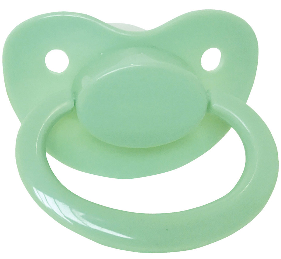 Cuddlz Adult Baby Green Dummy / Pacifier For Adults Size Large ABDL for ...