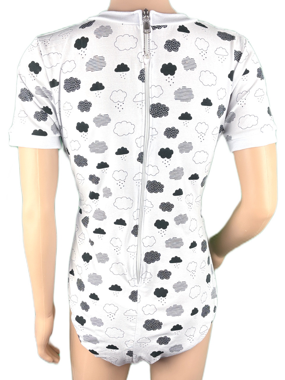 Cuddlz Black Cloud Stretch Adult Onesie for ABDL Men or Women Girls or ...