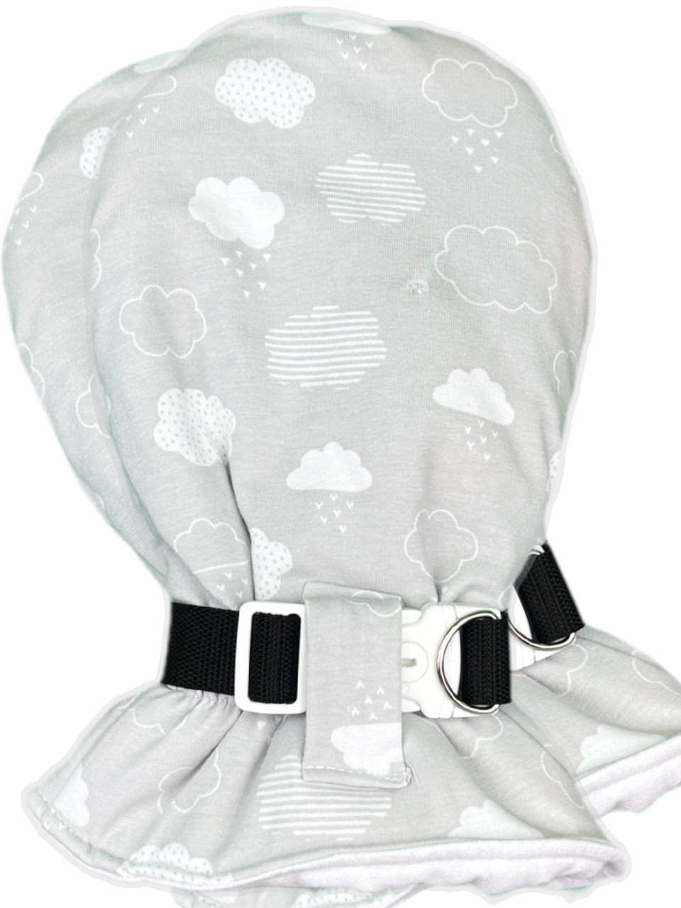 Cuddlz Stretch Fabrics Adult Baby Locking Padded Mittens Choice of ...