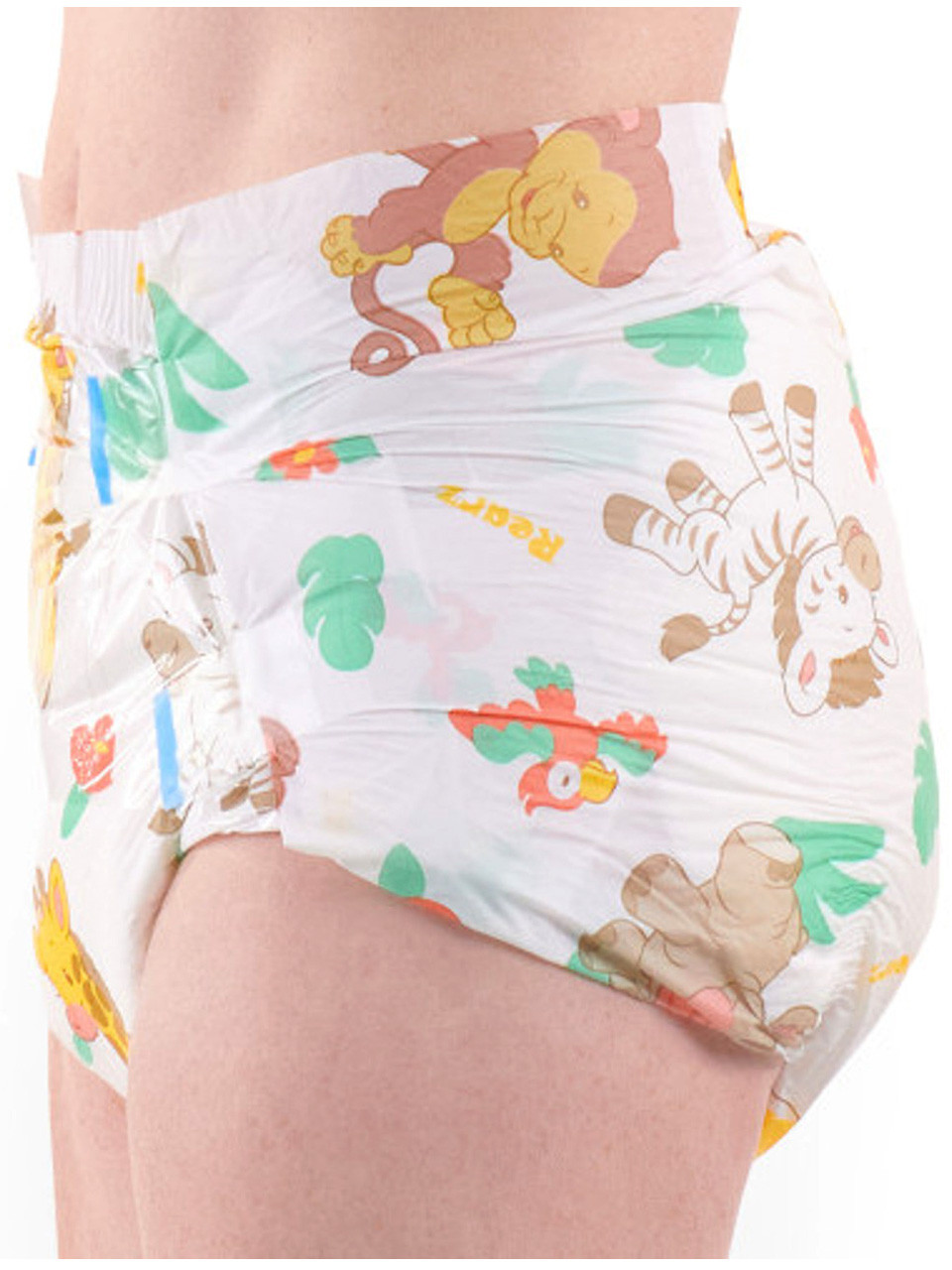 Rearz Safari Animal Print Size Extra Large XL Adult Baby Printed ABDL ...