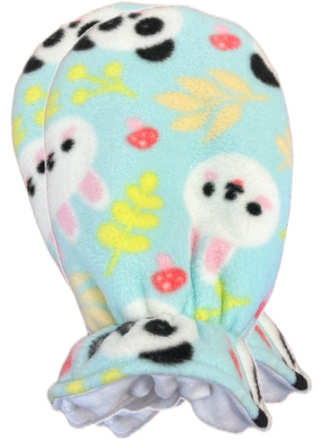Cuddlz Mint Panda And Bunny Pattern fleece ABDL Padded Adult Baby ...