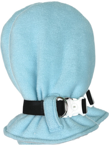 Cuddlz Baby Blue fleece ABDL Padded Adult Baby Mittens With Locking ...