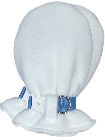 Cuddlz Baby White fleece ABDL Padded Adult Baby Mittens With Locking ...