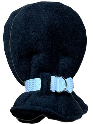 Cuddlz Black fleece ABDL Padded Adult Baby Mittens With Locking ...