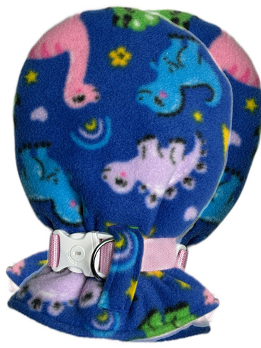 Cuddlz Blue Colourful Dinosaur Patternfleece ABDL Padded Adult Baby ...