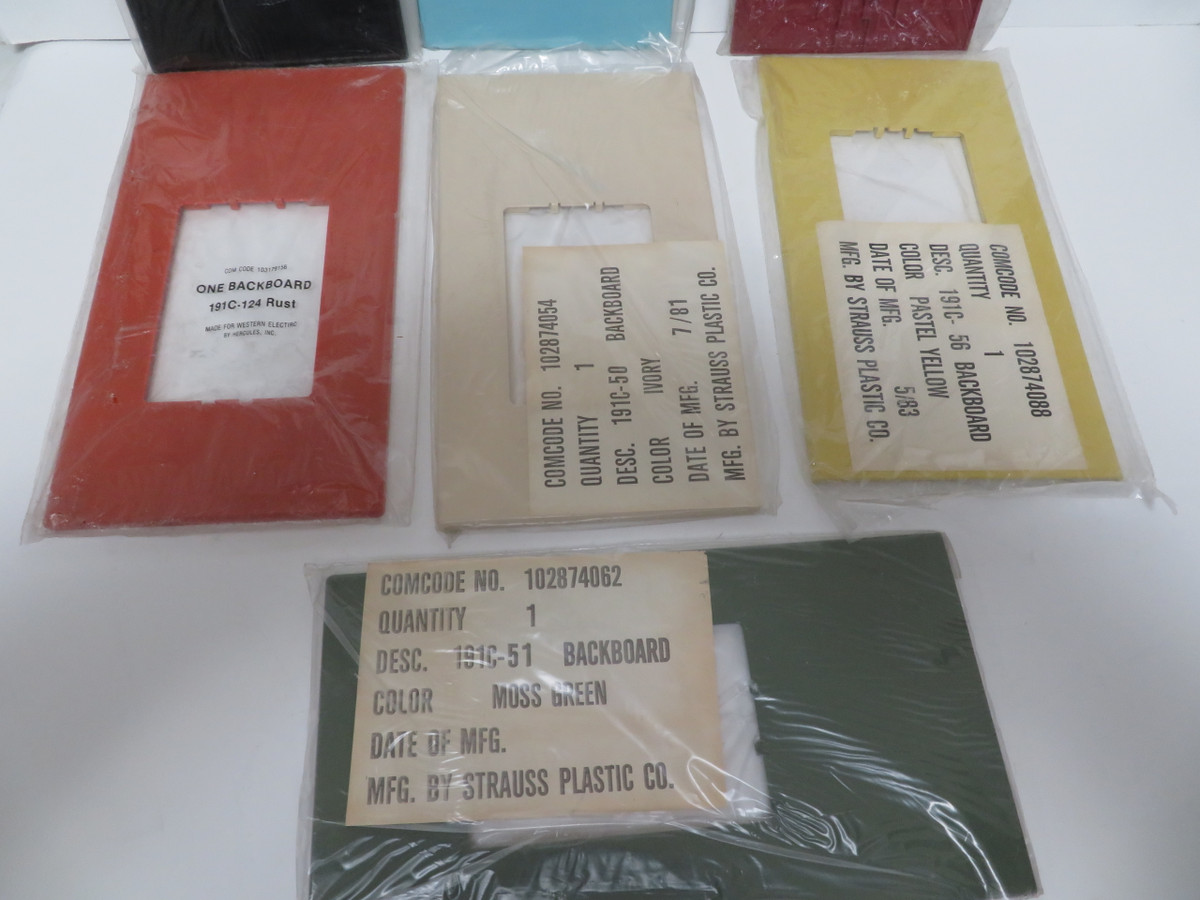 554 wall phone back board in many colors for Western Electric and ...