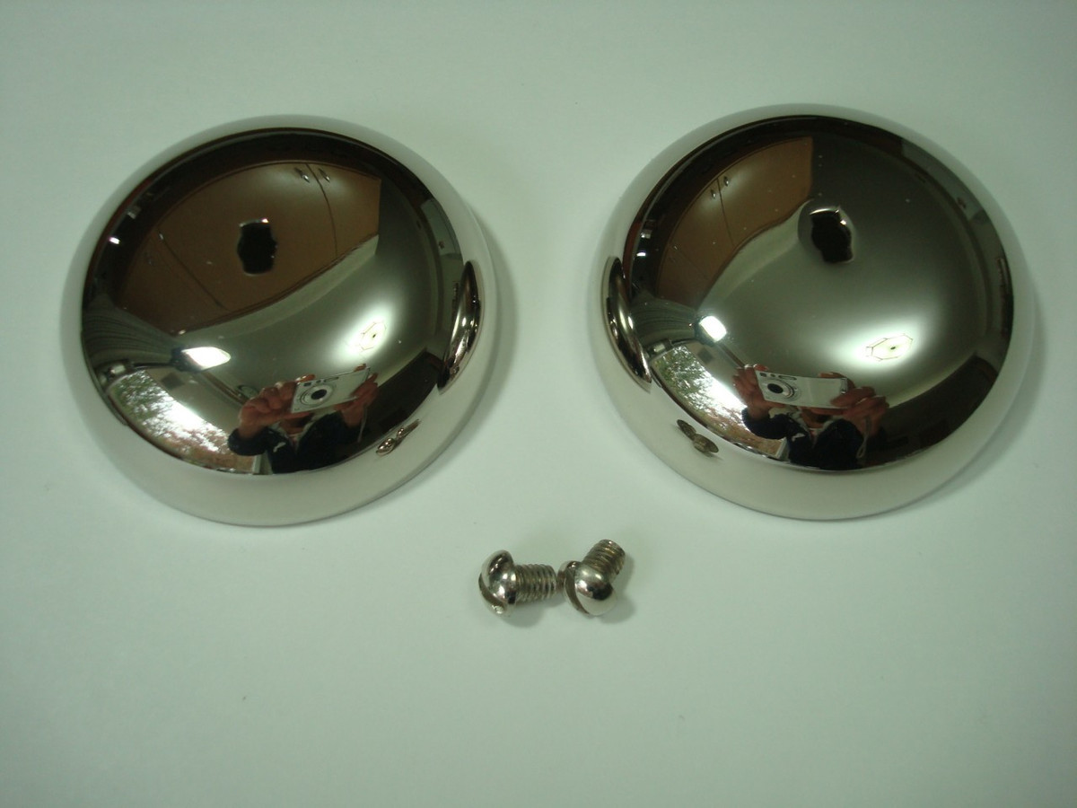 Chrome Western Electric telephone ringer subset bells
