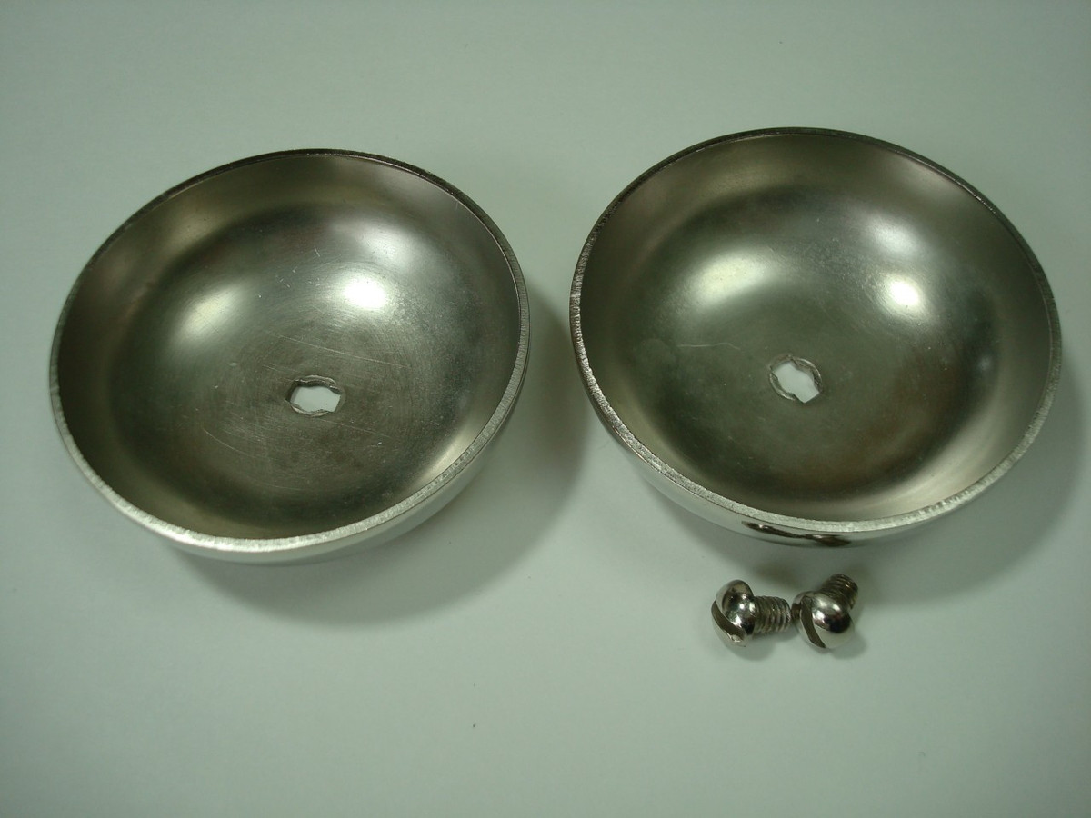 Chrome Western Electric telephone ringer subset bells