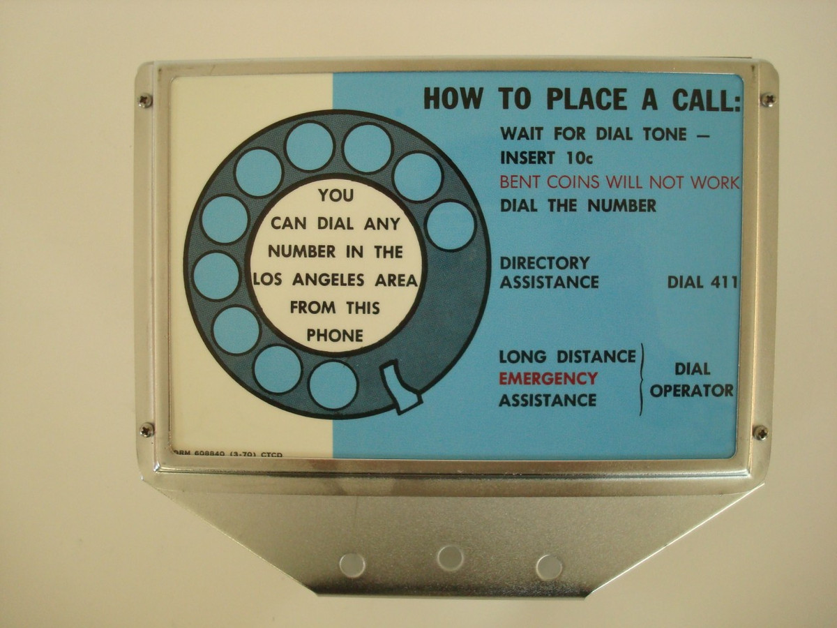 Pay Phone Sign
