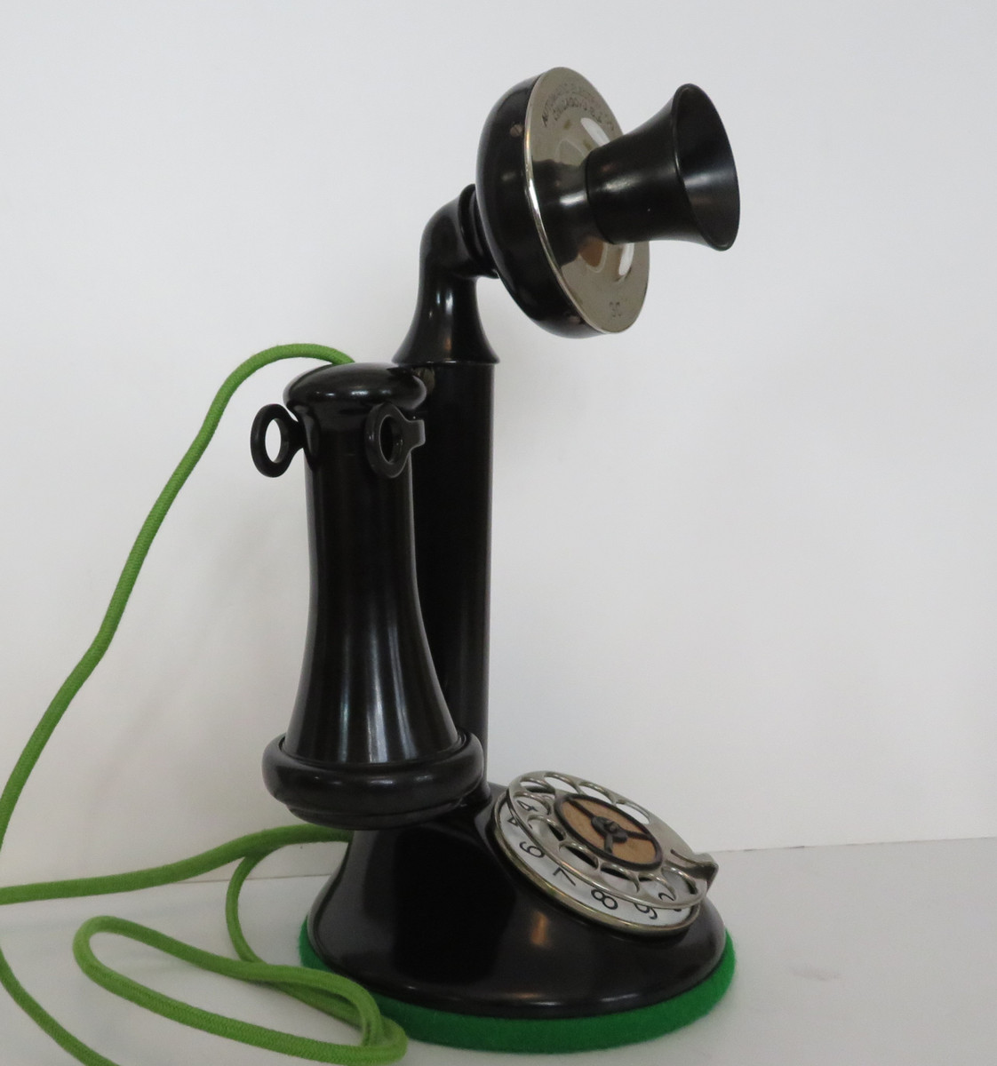 Automatic Electric candlestick telephone set with Mercedes dial and ...