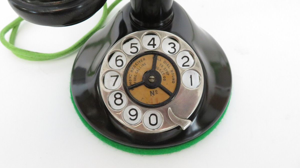 Automatic Electric candlestick telephone set with Mercedes dial and ...