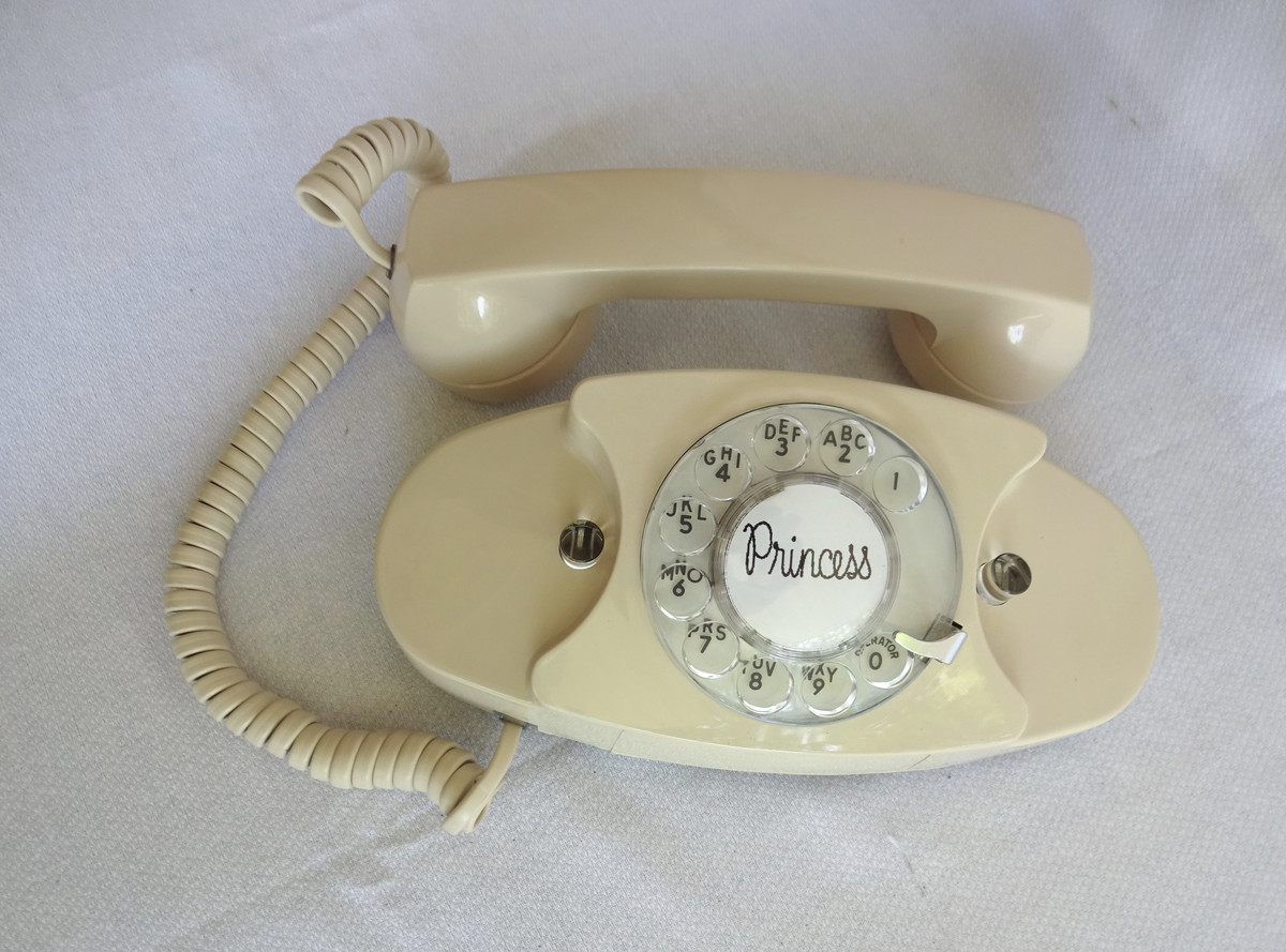 Rose Beige touch tone princess phone made by Western Electric | Old ...