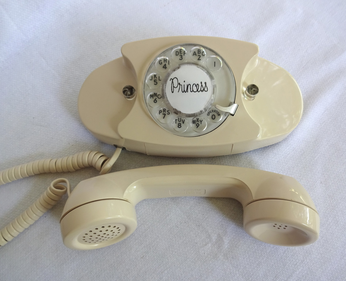Rose Beige touch tone princess phone made by Western Electric | Old ...