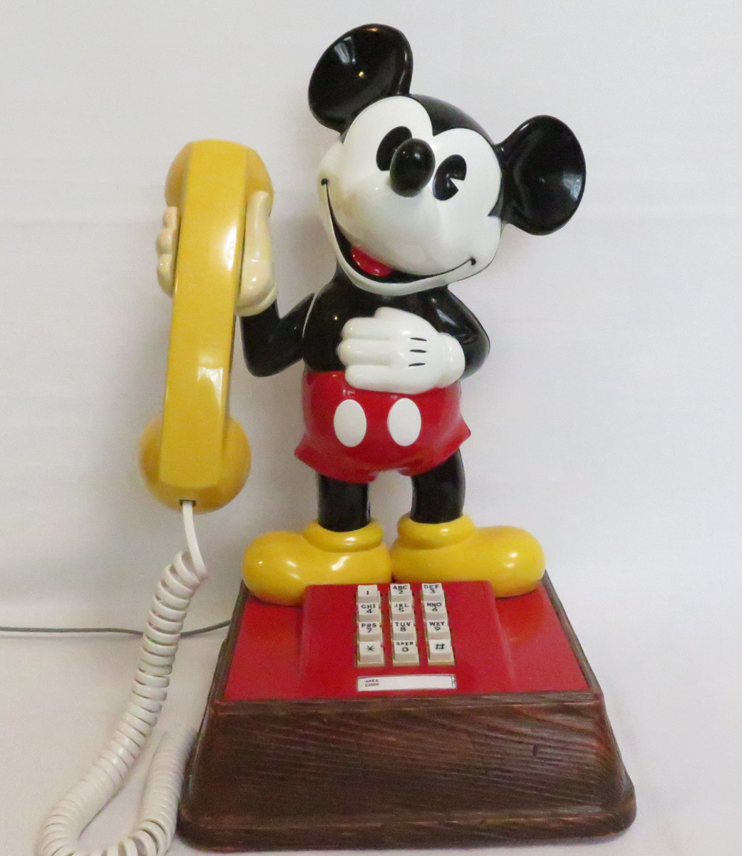 Mickey Mouse Novelty touch tone phone Bell systems | Old Phone Shop