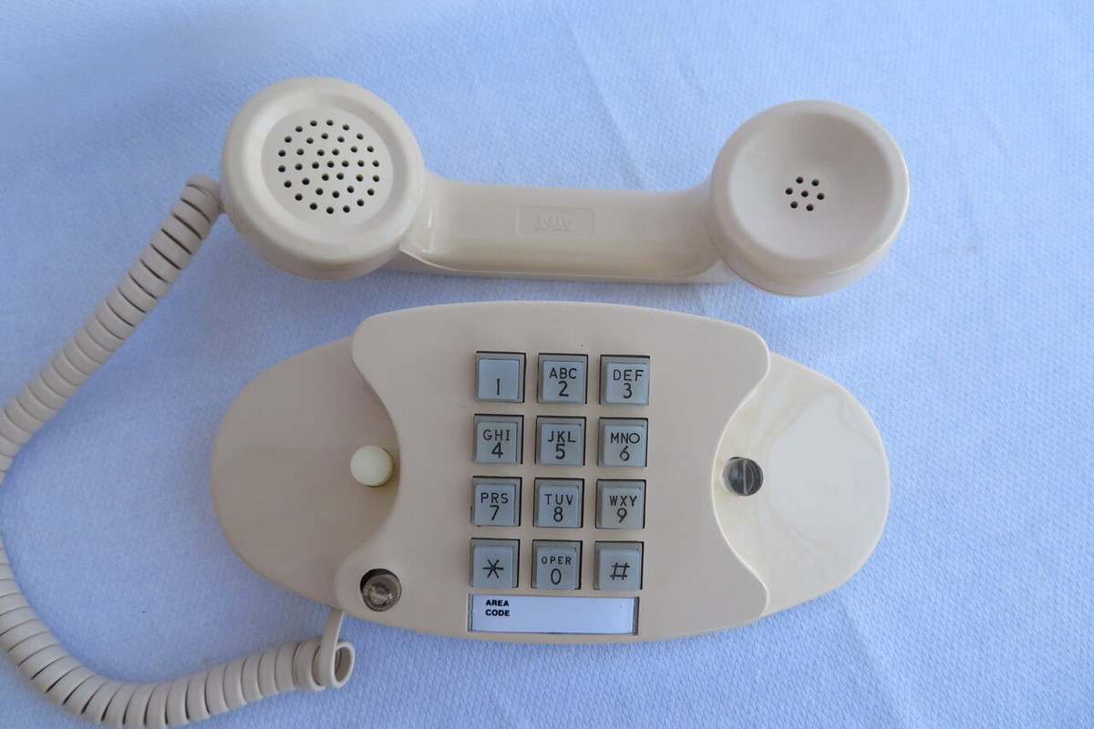 Ivory touch tone princess phone made by Western Electric | Old Phone Shop