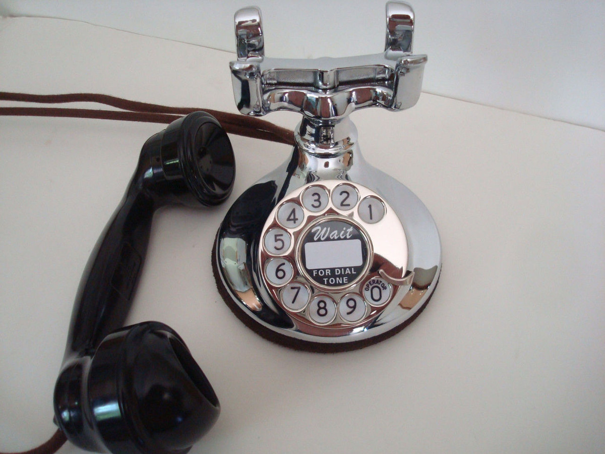 Western Electric 102 telephone in chrome | OLD Phone Shop