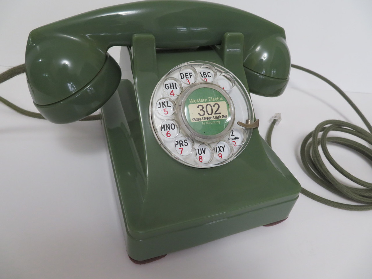 Western Electric Green 302 is a classic telephone that is a highly ...