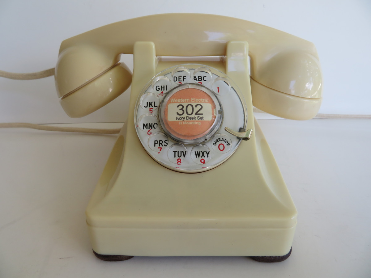 Western Electric Ivory 302 Telephone