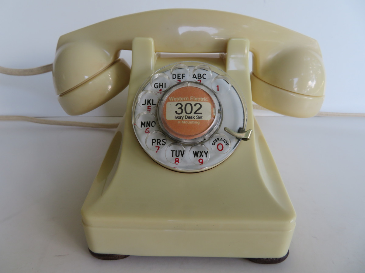 Western Electric Ivory 302 Telephone