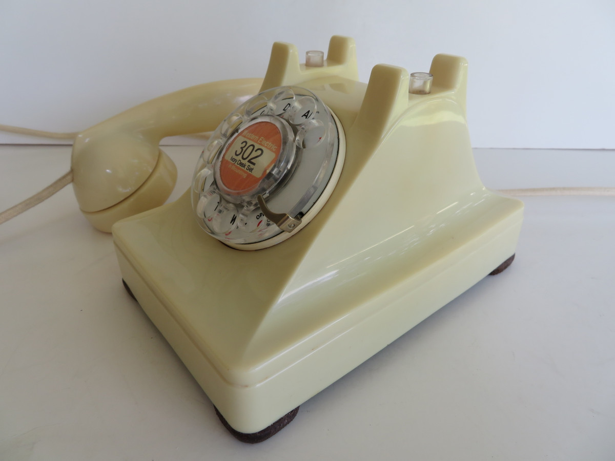 Western Electric Ivory 302 Telephone