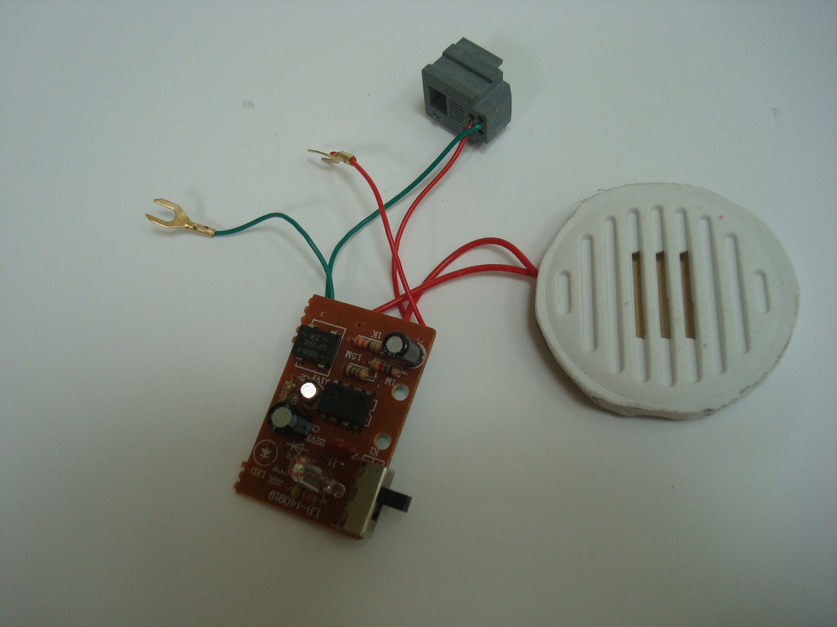 Electronic telephone ringer or mini ringer or warbler antique telephone ...