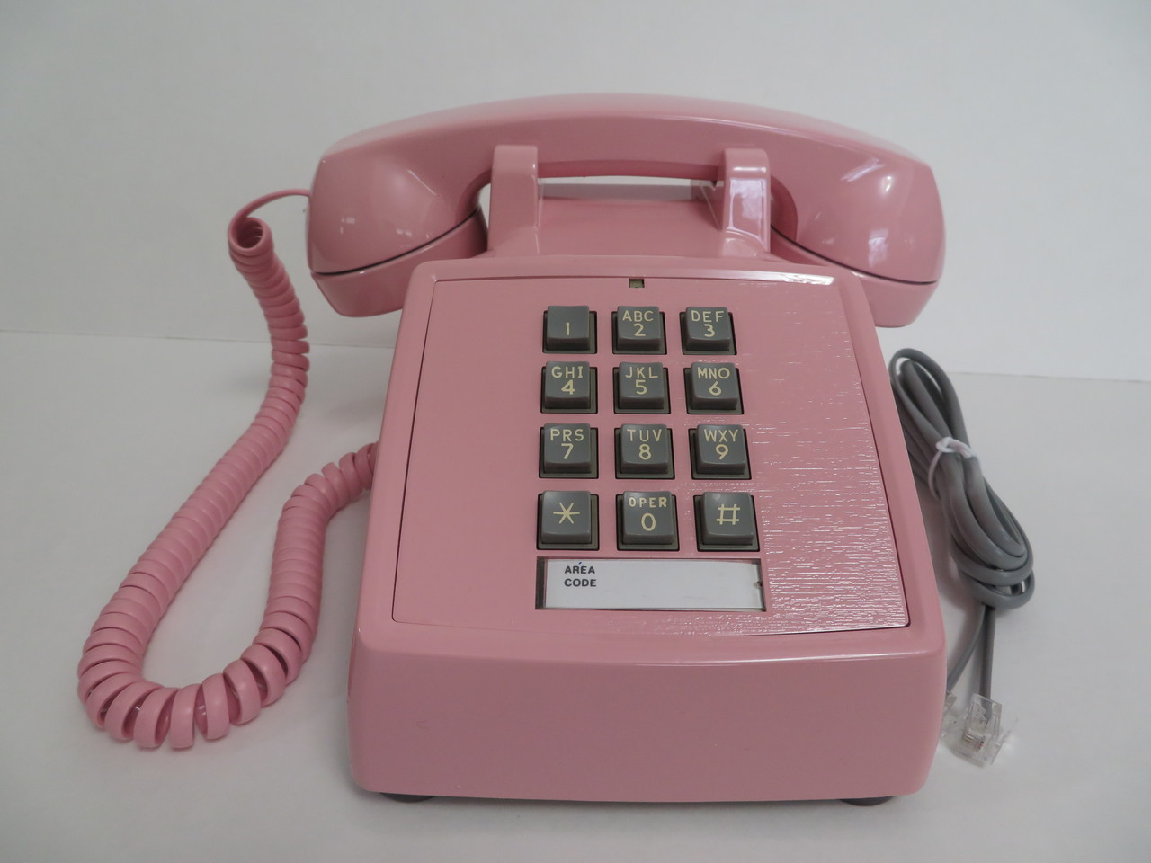 Vintage Clear Blue Western Electric 2500 Telephone works Collectors ...