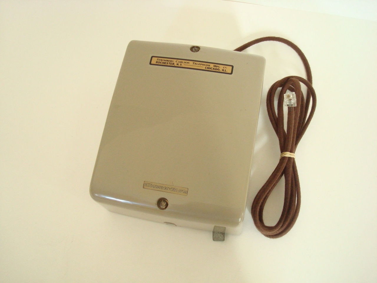 Western Electric telephone 685 ringer subset box restored